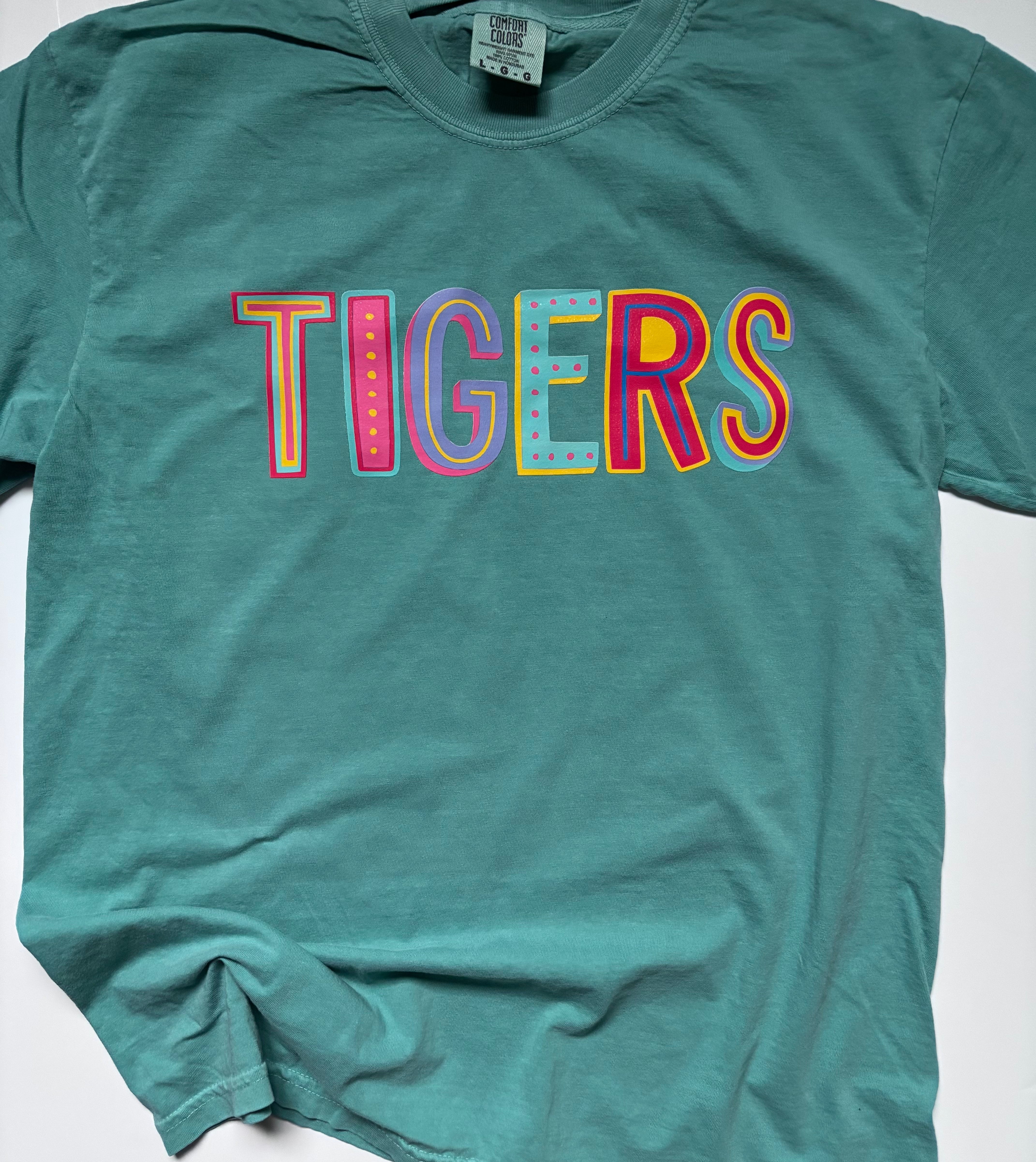 Colorful Font Tigers – Breezy Co Designs